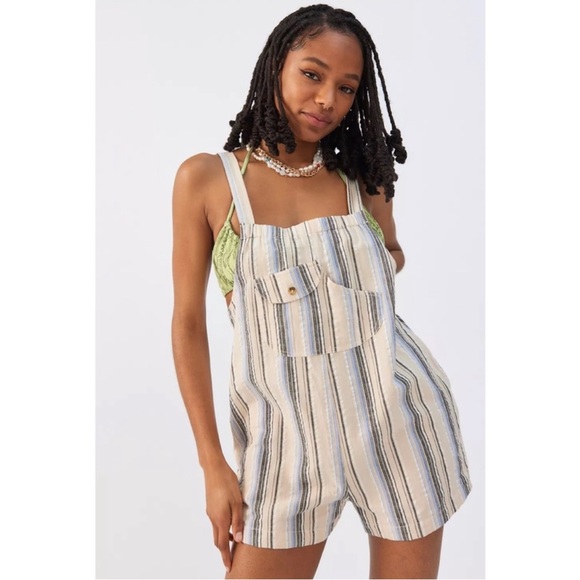Urban Outfitters | Pants & Jumpsuits | Nwt Uo Chelsea Linen Shortall ...